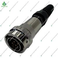 China Temperature Resistance Apollo Paver Spare Parts Rustproof 12 Pin Bayonet Plug for sale