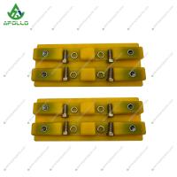 China APOLLO Poly Track Pad With Screw Holes 2411112 Track Shoe for Road Milling Machines for sale
