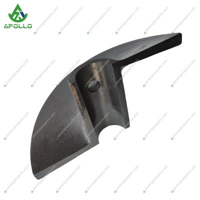 China APOLLO Paver Parts Main Auger Right  Blade ADL0138 For HA60C Asphalt Paver Machine for sale