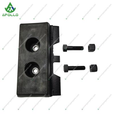 China APOLLO 309950077 Track Pad BF223 BF225 Rubber Track Shoe Integrated Track Shoe for Asphalt Pavers for sale