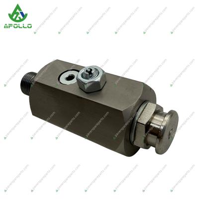 China Apollo S1800-3 Pressure Reducing Valve 2306184 Pressure Regulator on Track Tensioning Grease Nipple for Asphalt Paver Parts for sale