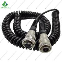 China APOLLO HA90C Cable 1M Spiral Cable HA90C Level Sensor Cable for Asphalt Paver for sale