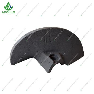 China APOLLO Mitsubishi MF31WB Main Engine Blade RIGHT Auger Blade RH for Asphalt Pavers for sale