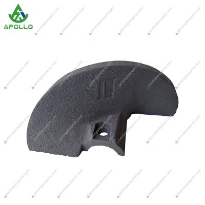 China APOLLO Paver Parts  Left Side Auger Blade Main Blade For Asphalt Paver MF31WB for sale
