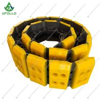 China APOLLO Poly Track Pad Kit with Track Chain Assembly 108756 for W1500 W1900 Milling Machine for sale
