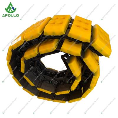 China APOLLO 108756 Wear-Resistant Polyurethane Track Pad Kit with Easy Installation and Vibration Absorption for W1900/W1500 Milling Machines for sale
