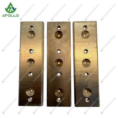 China APOLLO Asphalt Paver Parts 89540237 Brass Slider, Wear-Resistant Slider For BF800C PAVER for sale