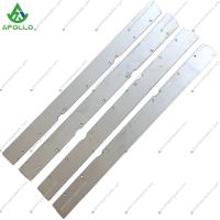 China APOLLO Wear-Resistant Stainless Steel Blade Durable Knife Plate for S250-2/-3TV PAVER SCREED for sale