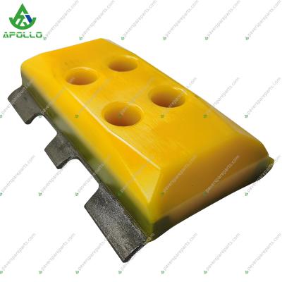 China APOLLO Polyurethane Material Poly Track Pad and Track Chain Kit for W1900 W2000DC W195 Milling Machines with Durable Construction and Easy Installation for sale