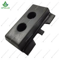 China Apollo 205mm Wear Resistant Shock Absorbing Rubber Track Pad for F1200CS Asphalt Paver for sale