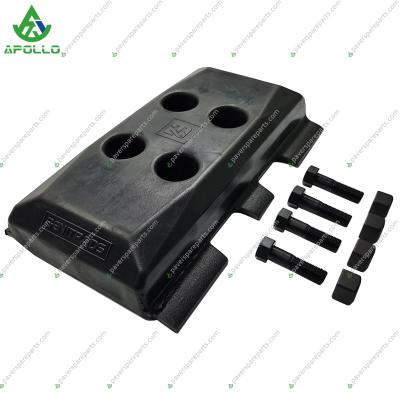 China Apollo 2372467 Rubber Pad 2028019 Walking Shoe 300mm Track Pad For S1800/S1900 PAVER for sale