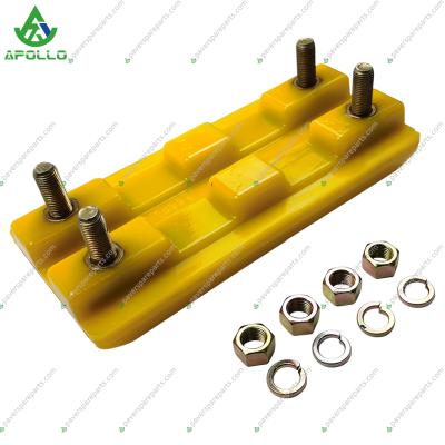 China APOLLO 2411111 Track Pad Durable Poly Track Pad 260mm Track Shoe W1900 W195 Road Milling Machines for sale