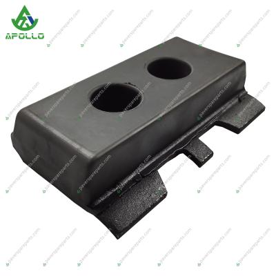 China Apollo BF225C Track Pad Rubber 309950077 Track Shoe Integrated Track Pad with Steel Plate Inside Asphalt Paver Wear Parts for sale