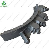 China APOLLO Right Quarter Milling Drum Section 2158170 with 11-D22 Tool Holder WR240i Milling Drum Segment for Road Milling Machine for sale
