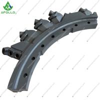 China APOLLO WR240i Milling Drum Segment 2158171 Right Quarter Milling Drum Section with 11-D22 Tool Holder for Road Milling Machine for sale