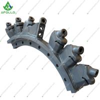 China APOLLO 160913 Quarter Milling Drum Left WR2500S Milling Drum Segment Equipped with AP03-D20 Tool Holder For Road Milling Machine for sale