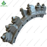 China APOLLO WR2500S 160914 Milling Drum Segment LH with AP03-D20 Tool Holders Quarter Milling Drum Segment Cold Planer Parts for sale