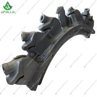 China Apollo WR2500S Milling Drum Parts — 160914 Milling Drum Segment Quarter LH Equipped with AP3D20 Pick Support Holders for sale