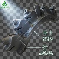 China Apollo WR2500S Milling Drum Segment 160914 Quarter LH with AP3D20 Pick Support Holders for sale