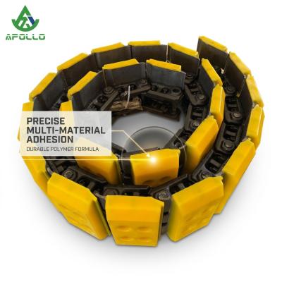 China APOLLO 108756 Pre-Assembled Poly Track Pad and Track Chain Kit for W1500 W1900 Road Milling Machines for sale