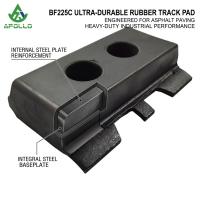 China Apollo BF225C 309950077 Durable Rubber Track Pad Long Service Life Asphalt Paver Track Shoe for sale