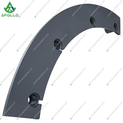 China APOLLO WR2000 WR2500S 160414 Milling Drum Wear Plate 4-Holes for Side Cutting Ring for sale
