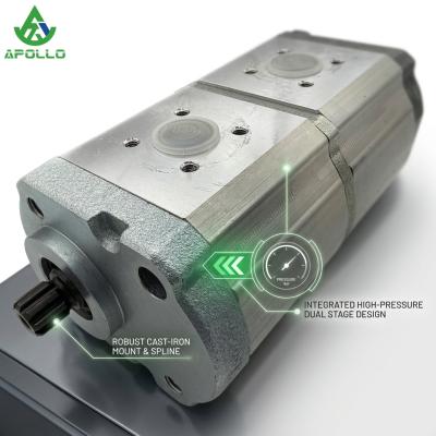 China APOLLO VOE12819148 Aftermarket High-Grade Double Gear Pump for ABG P6820DL Asphalt Paver for sale