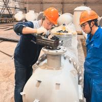 China FI14M Manual Flange Facing Machine - 14 Inch Capacity, 9.0 kg Weight, Power-Free Operation for On-Site Repair for sale