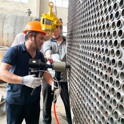 China IDPA38 Heat Exchanger Tube Facing Machine - 14-40mm Cutting Range, 1.34 HP Pneumatic Tool for sale