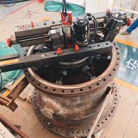 China FI80 Portable Flange Facer 26-80 Inch On Site Gasket Repair Tool Pneumatic Electric for sale