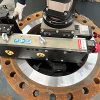 China FI40 Pneumatic Flange Facer 40 Inch ID Mounted Portable On-Site Facing Machine 2.2 HP for sale