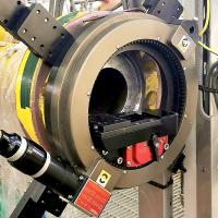China OD Mounted Flange Facing Machine 45 RPM 2-17.7 Inch Pipe End Flange Repair Tool for sale