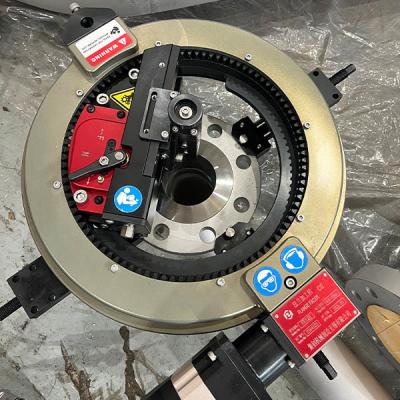 China OD Mounted Flange Facing Machine 45 RPM 2-17.7 Inch Pipe End Flange Repair Tool for sale
