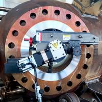 China Portable Flange Facer Machine ID Mounted 120-700mm Pneumatic Electric for sale