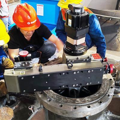 China Portable Flange Facing Machine FI40 for 6-40 Inch Flange Repair High Accuracy for sale