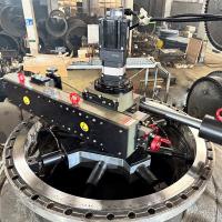 China Internally Mounted Flange Facing Tool 59 Inch Flange Resurfacing Machine 3.0 kW for Industrial On-Site Repair for sale