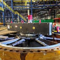 China High Performance 26-80 Inches Flange Facing Machine with Dual Drive Options for Precision Resurfacing for sale