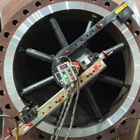 China High Performance 26-80 Inches Flange Facing Machine with Dual Drive Options for Precision Resurfacing for sale