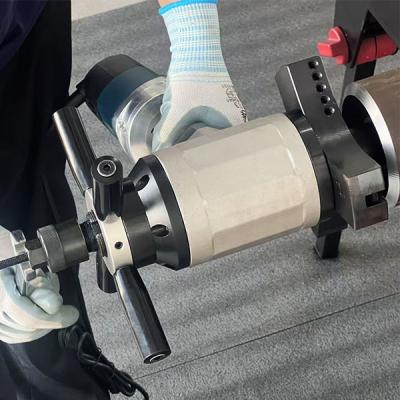 China ID159 Portable Pipe Beveling Machine 220V 60-159mm Range for Cold Cutting Weld Preparation for sale