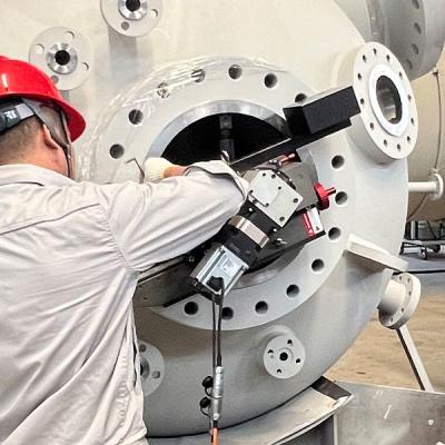 China FI26 ID Mount Flange Facer 700mm Machining Capacity ASME B16.5 Surface Finish for sale