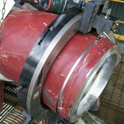 China OD560 Pipe Cutting and Beveling Machine 16-22 Inch OD with 10 HP Hydraulic Drive for Heavy Wall Pipes for sale