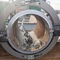 China OD715 Pipe Cutting and Beveling Machine 22-28 Inch Range with 3 Drive Options for Industrial Pipe Preparation for sale