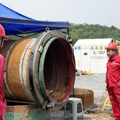 China OD830 Pipe Cutting and Beveling Machine 26-32 Inch with 10 HP Hydraulic Drive for Large Diameter Pipes for sale