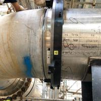 China OD-715 Split Frame Pipe Cutting Machine 560-715mm (22-28