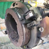 China OD-1066 Hydraulic Pipe Cutting Machine for 914-1066mm Pipes with 10 Hp Power and 200mm Wall Capacity for sale