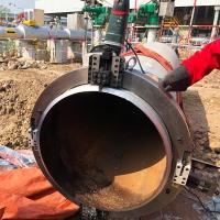 China OD-1230 Split Frame Pipe Cutting Machine 42-48 Inch 0.083mm/REV Feed Rate for Large Pipeline Fabrication for sale