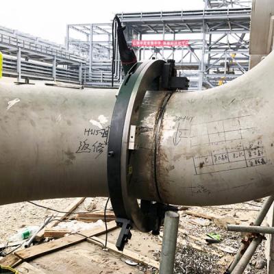 China OD-610 Split Frame Pipe Cutting Machine 18-24 Inch 457-610mm with 3 Drive Options for Pipeline Maintenance for sale
