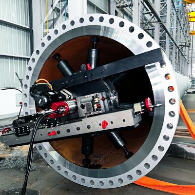 China FI80 Portable Flange Facer 26 to 80 Inch Internal Mount Flange Resurfacing Machine 3.0 kW for sale