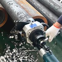 China Portable Pipe Beveler ID252 Cold Cutting 3.15-10.75 Inch Weld Preparation Tool for sale