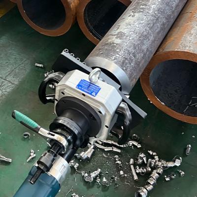 China Portable Pipe Beveler ID252 Cold Cutting 3.15-10.75 Inch Weld Preparation Tool for sale